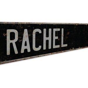 Rachel Name Sign - Girls Name Sign - Kids Room Door Sign - Family Name ...