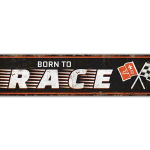 Born to Race Sign - Corvette Sign - Corvette Decor - Corvette Car Sign ...