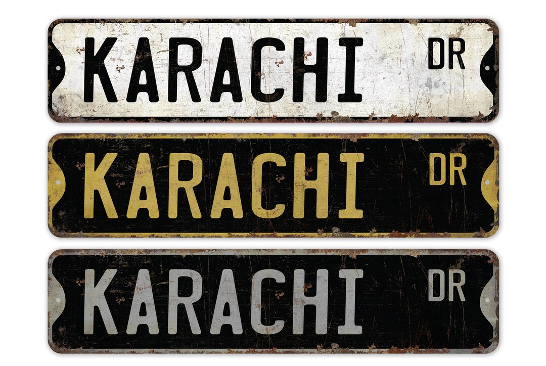 Karachi - Karachi Visitor - Karachi Sign - Karachi Gift - Pakistan City ...