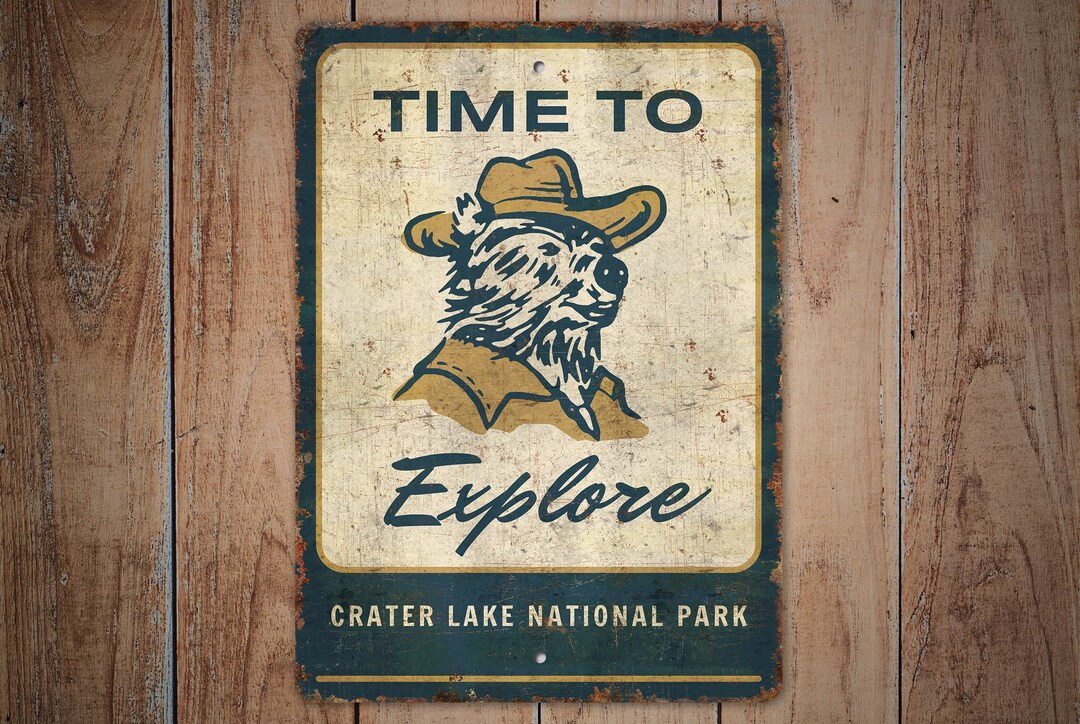 Time to Explore Sign Adventure Sign Explorer Gift National Park Sign ...