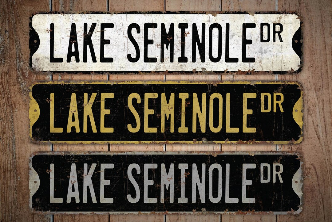 Lake Seminole - Lake Seminole Sign - GA-FL Border Lake - Lake Seminole ...