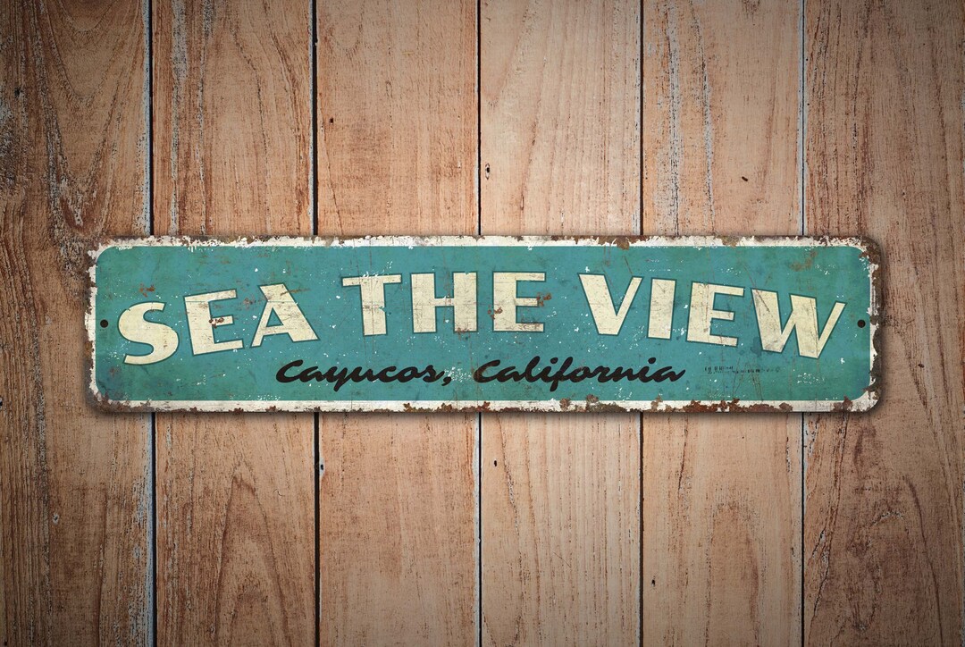 Sea the View Sign - Sea the View Decor - Ocean View Sign - Sea the View ...