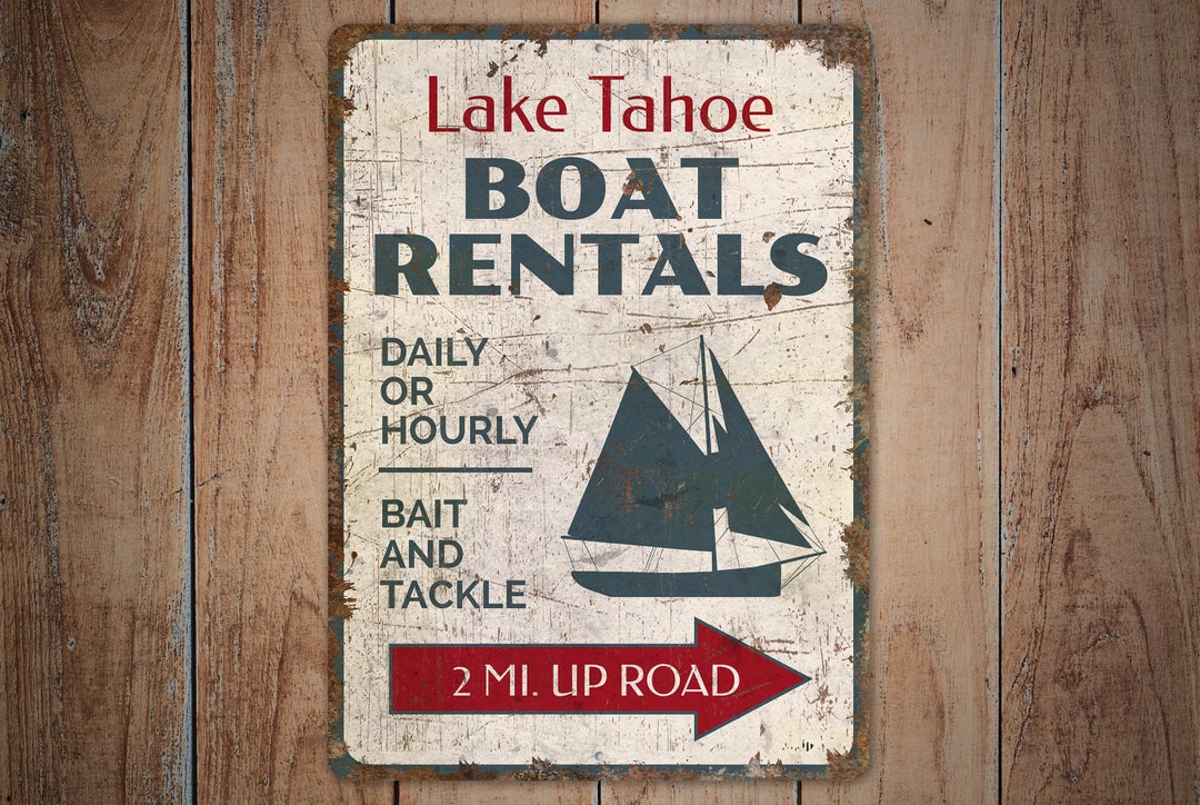 Boat Rentals Sign - Boat Rentals Decor - Boat Rentals - Lake House ...