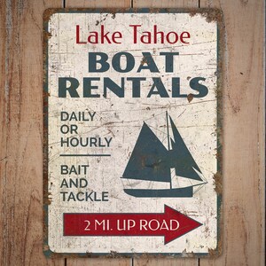 Boat Rentals Sign - Boat Rentals Decor - Boat Rentals - Lake House ...