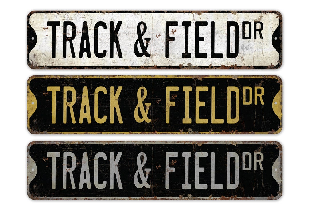 Track Field - Track Field Sign - Track Field Game - Custom Track Field ...