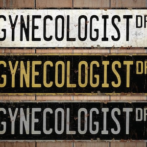 Gynecologist - Gynecologist Sign - Gynecologist Decor - Vintage Style ...