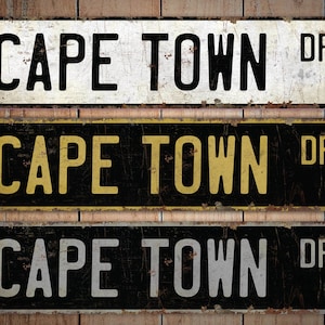 Cape Town Sign - Cape Town Gift - Cape Town Visitor - Cape Town Native ...