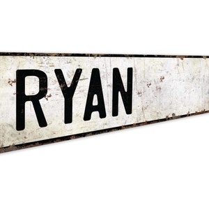 Ryan Name Sign - Kids Room Door Sign - Boys Room Sign - Family Name ...