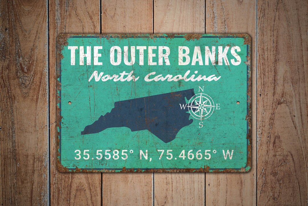 Outer Banks - Outer Banks Sign - Outer Banks Decor - North Carolina ...
