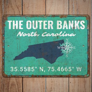 Outer Banks - Outer Banks Sign - Outer Banks Decor - North Carolina ...
