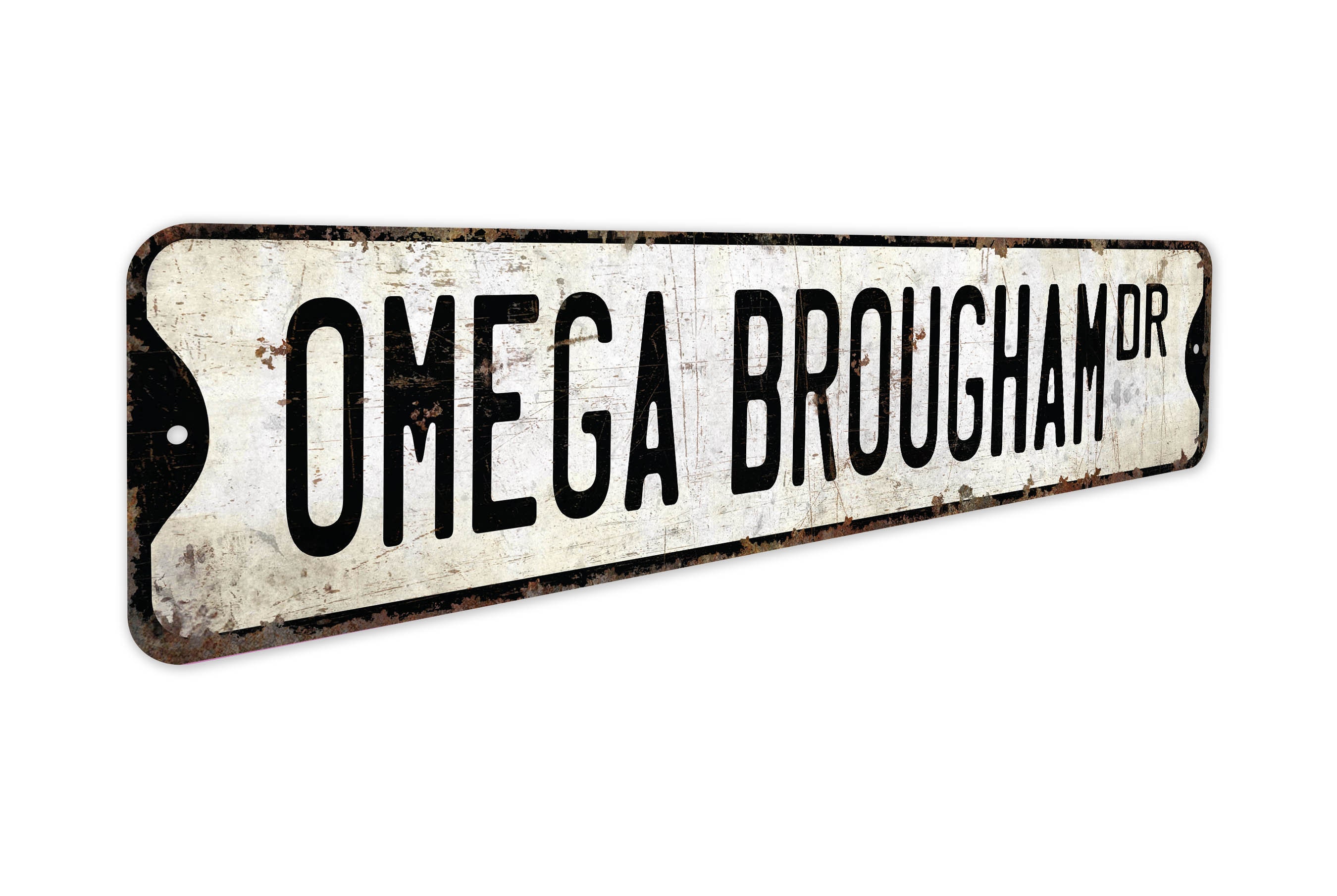 Omega Brougham - Brougham Sign - Omega Decor - Omega Sign - Vintage Car ...