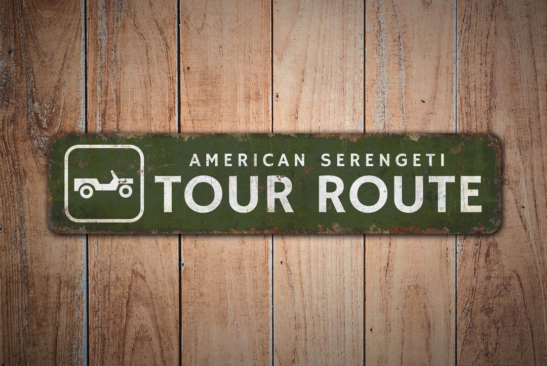 Tour Route Sign - Tour Route Decor - Tour Route - Custom Tour Route ...