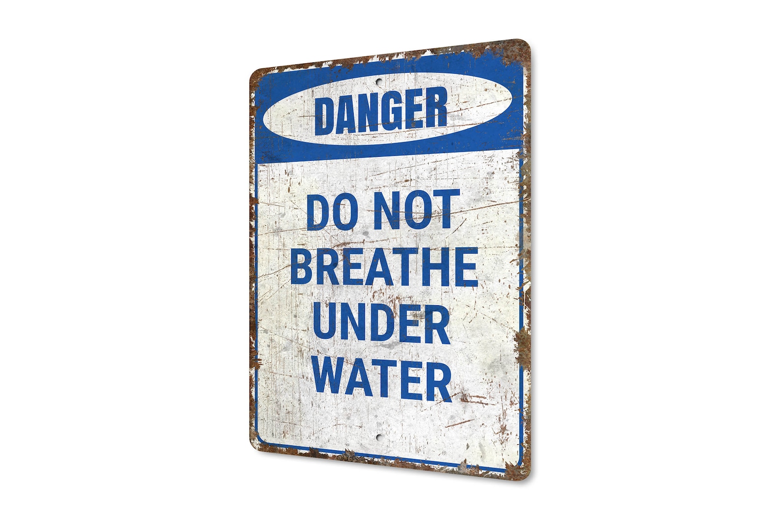 Do Not Breath Underwater - Underwater Sign - Underwater Breathing ...