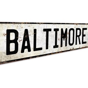 Baltimore Sign - Baltimore Gift - Baltimore Souvenir - Baltimore ...