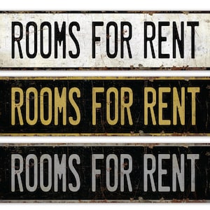 Room for Rent - Room for Rent Sign - Room for Rent Decor - Vintage ...