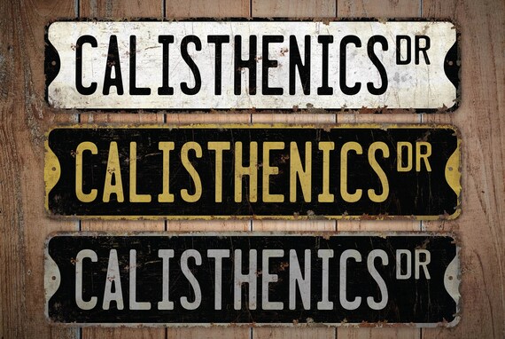 Calisthenics Calisthenics Sign Calisthenics Fan - Etsy
