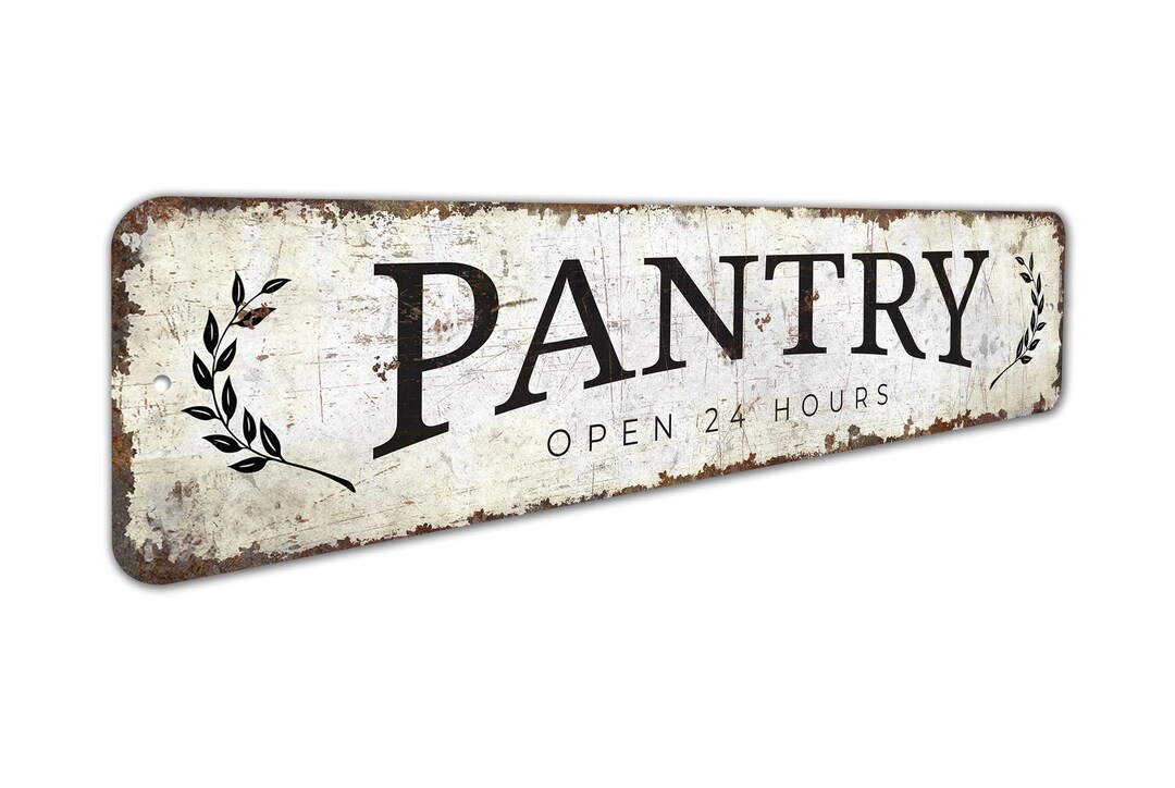 Pantry Sign - Pantry Decor - Pantry Lover Gift - Sign for Pantry - Food ...