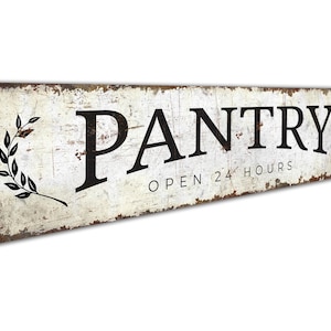 Pantry Sign - Pantry Decor - Pantry Lover Gift - Sign for Pantry - Food ...