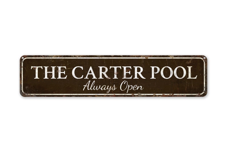 Pool Open Sign Pool Open Decor Pool Decor Vintage Style | Etsy