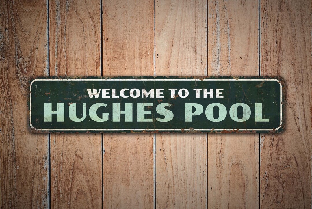 Welcome to Our Pool Pool Welcome Sign Pool Welcome Decor Custom Welcome ...