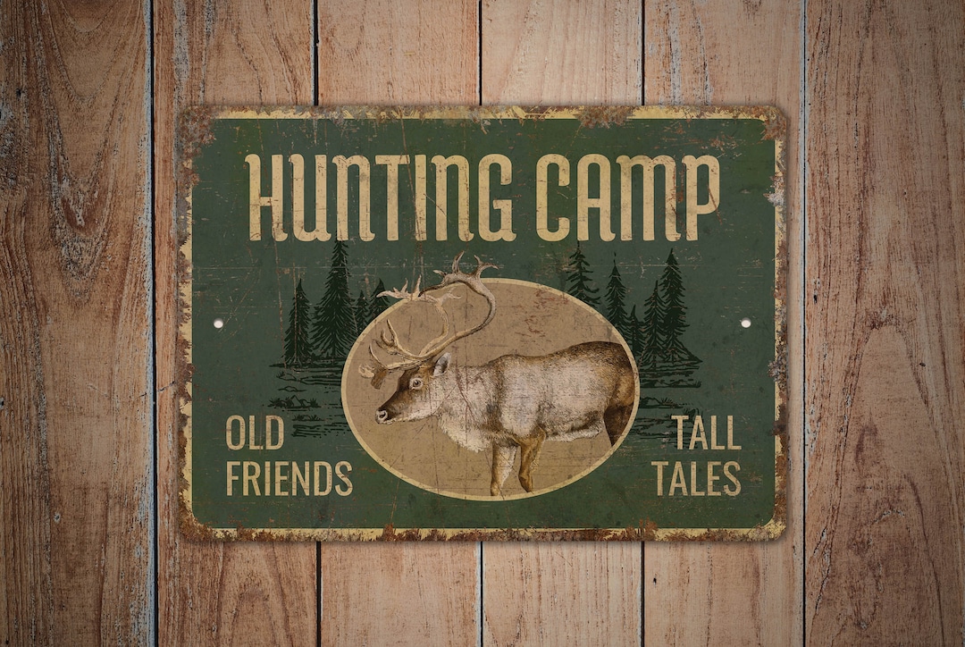 Hunting Camp Sign - Hunting Camp Decor - Hunting Lover Gift - Hunting ...