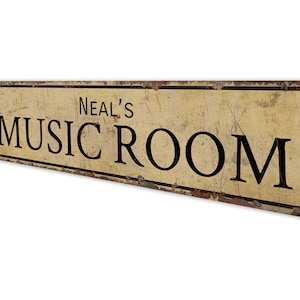 Music Room - Music Room Sign - Music Room Decor - Kids Room Sign - Kids ...
