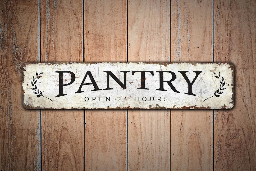 Pantry Sign - Pantry Decor - Pantry Lover Gift - Sign for Pantry - Food ...