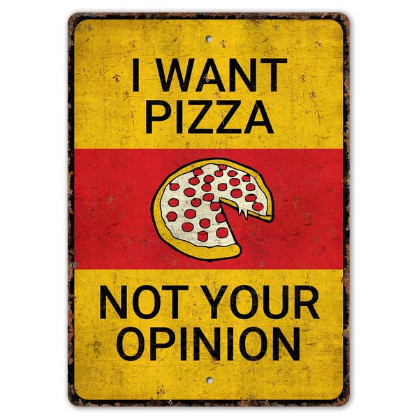 Funny Pizza Sign - Etsy