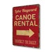 Canoe Rental Canoe Rental Sign Lake House Decor Canoe Rental Sign ...