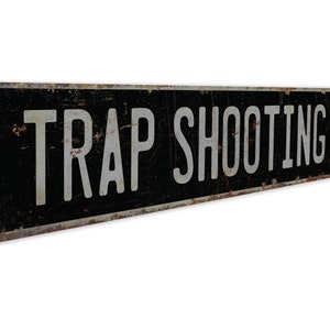 Trap Shooting - Trap Shooting Sign - Shooting Game Sign - Custom Trap ...