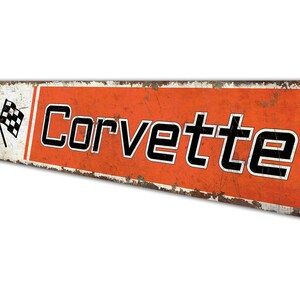 Corvette Sign - Corvette Lover Gift - Corvette Owner Gift - Corvette ...