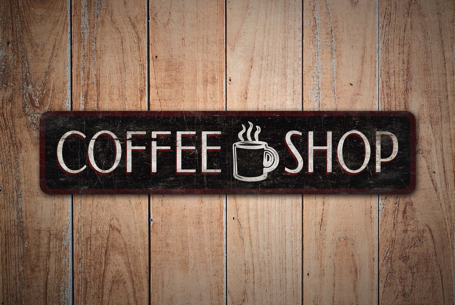 Custom Coffee Shop Coffee Shop Sign Coffee Shop Decor - Etsy