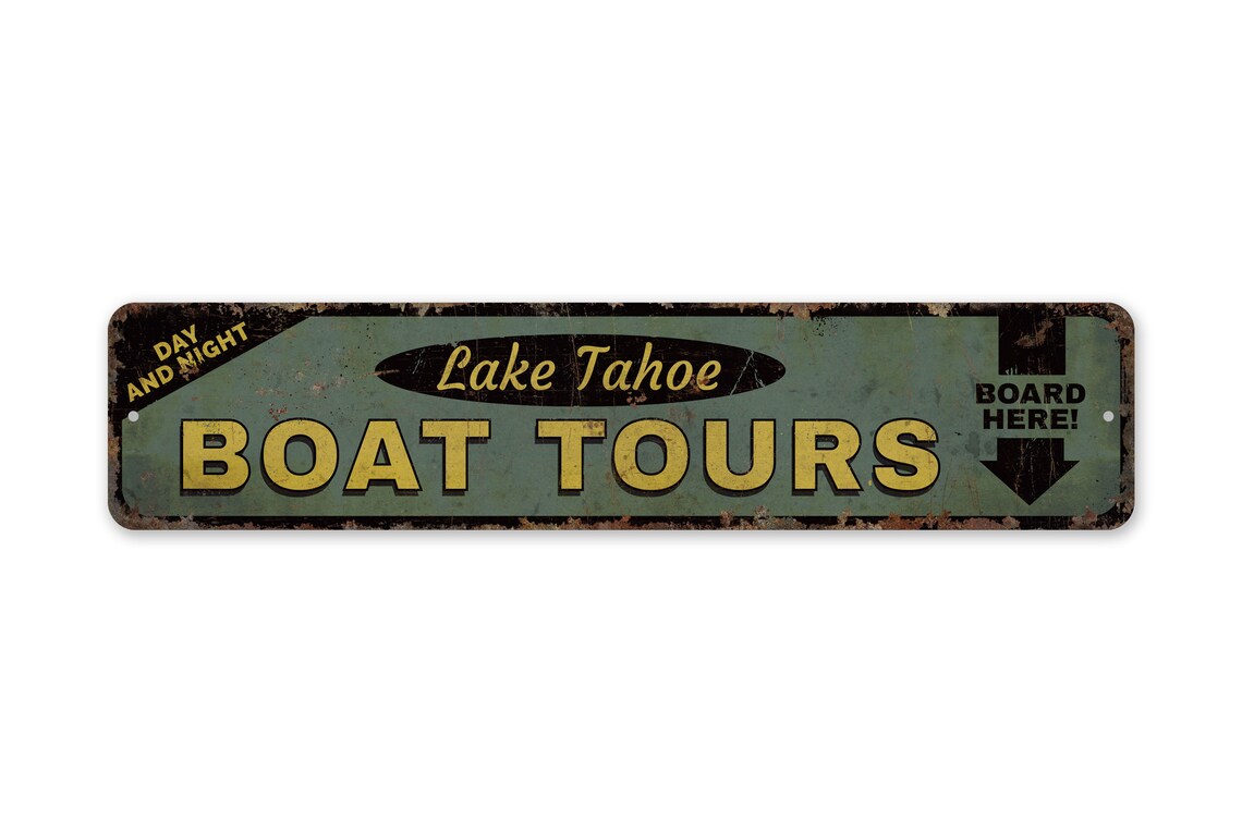 Boat Tours Sign - Boat Tours Decor - Custom Boat Tour - Vintage Style ...