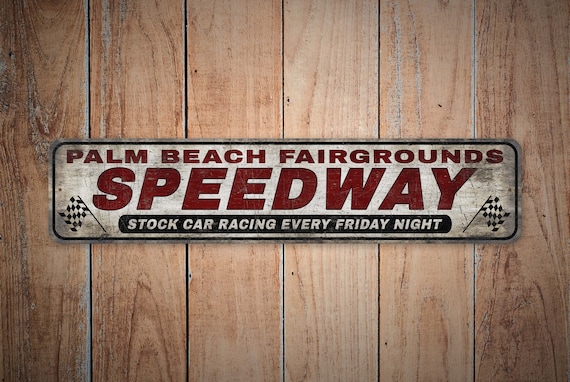 Speed Way Sign Custom Speedway Sign Speedway Decor | Etsy