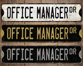 Office Manager Office Manager Gift Office Manager Sign - Etsy