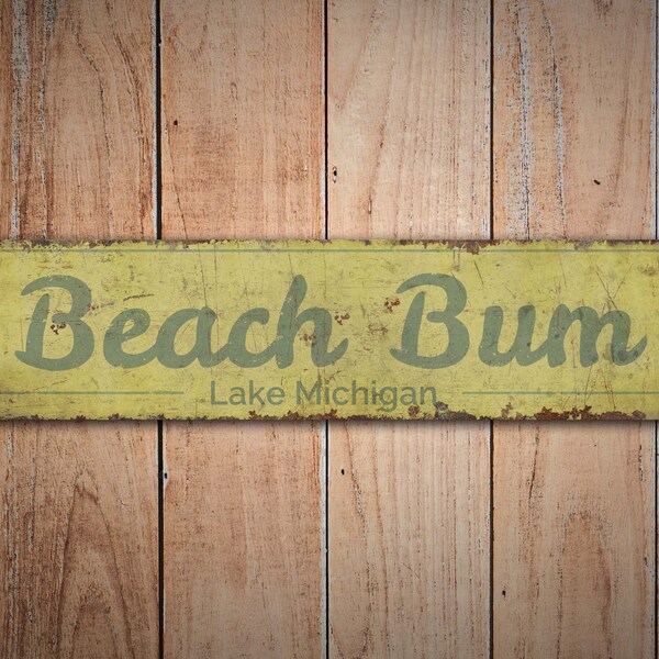 Beach Bum Sign - Etsy
