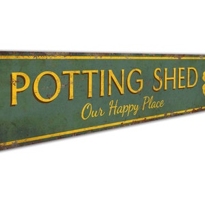 Potting Shed Sign - Potting Shed - Garden Sign - Garden Decor - Home ...