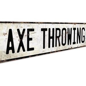Axe Throwing - Axe Throwing Sign - Axe Throwing Decor - Custom Axe ...