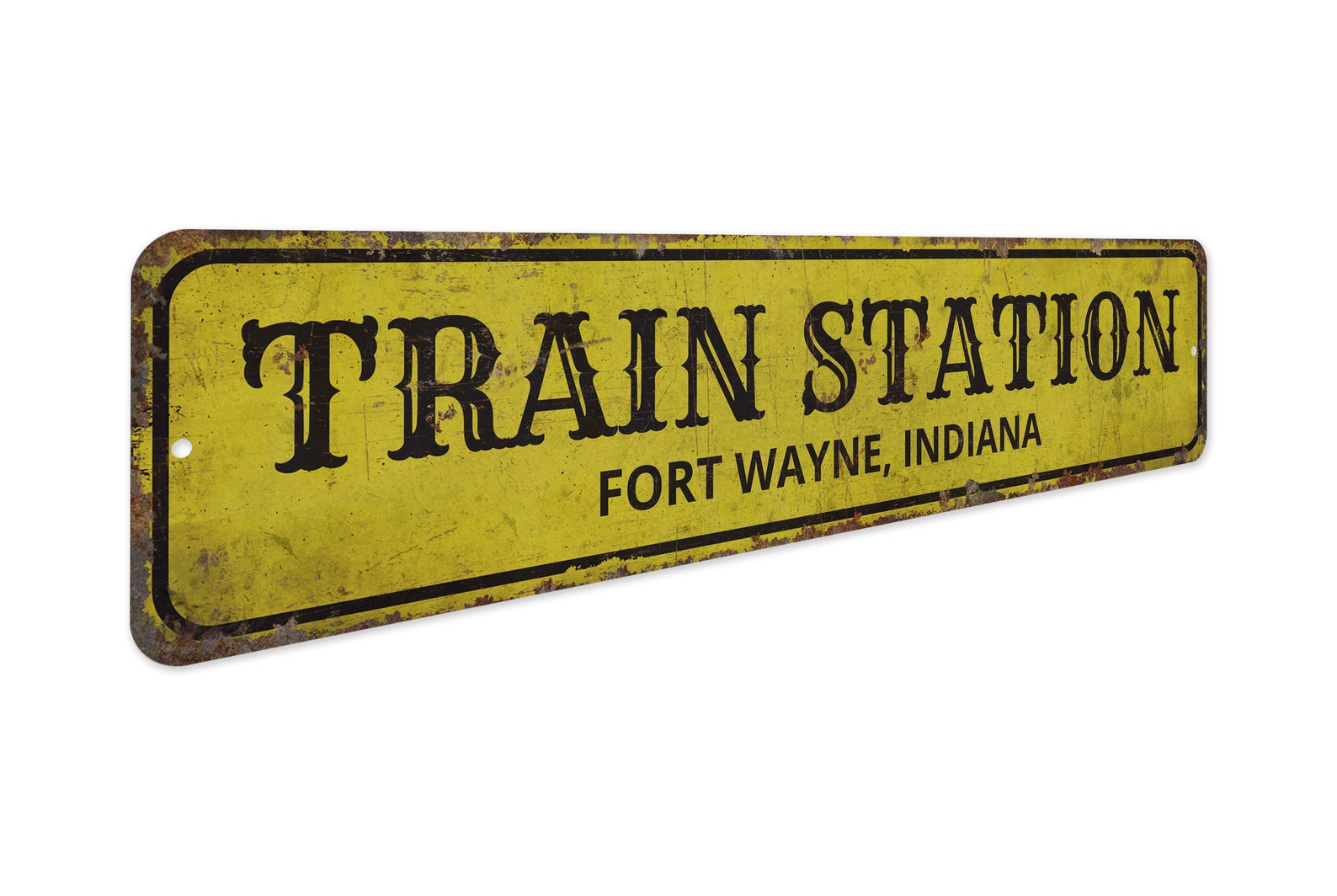 Train Station Sign Custom Train Station Train Station - Etsy
