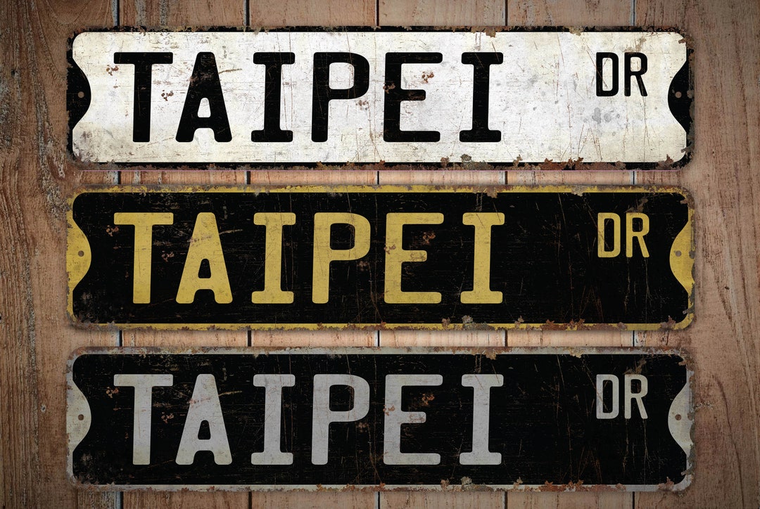 Taipei Sign - Taipei Visitor Souvenir - Taipei Gift - Taipei Capital ...