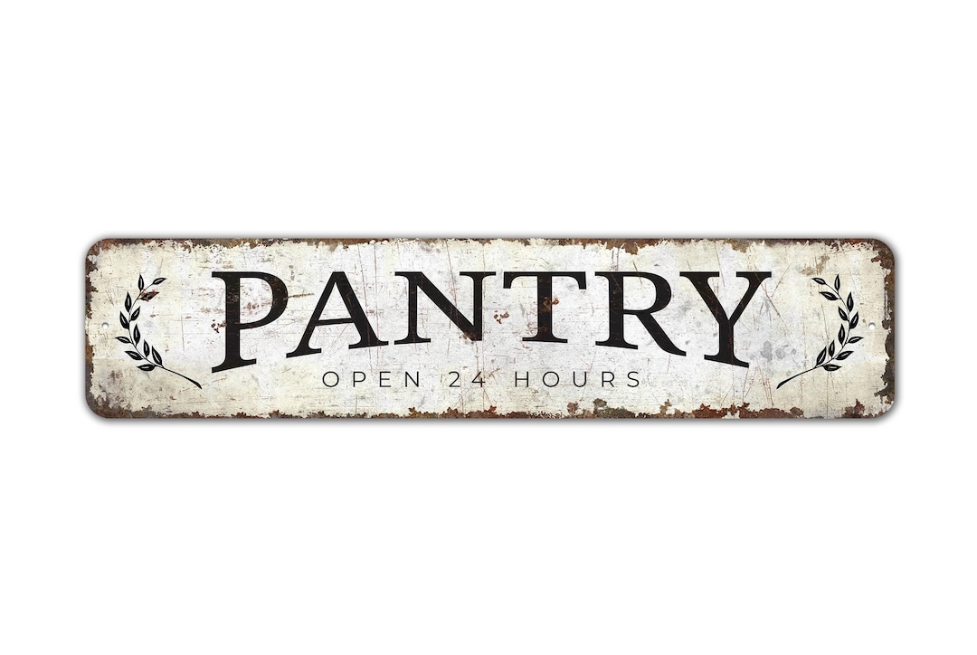 Pantry Sign - Pantry Decor - Pantry Lover Gift - Sign for Pantry - Food ...