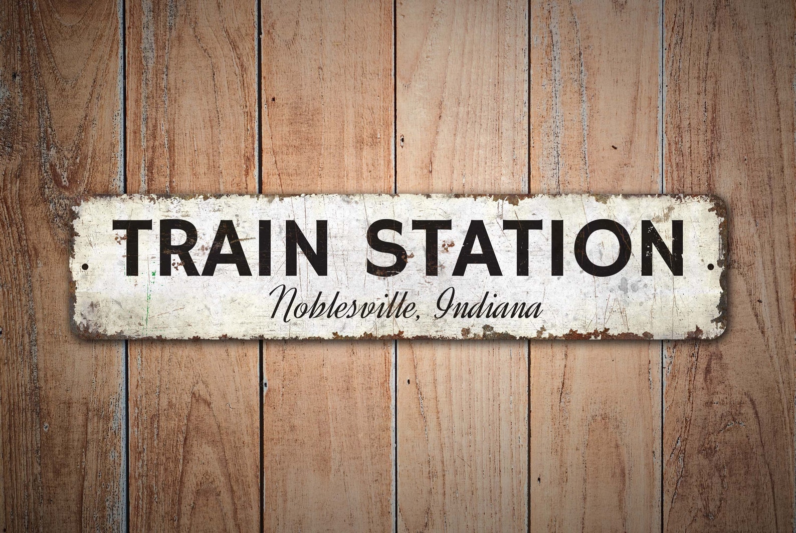 Train Station Sign Custom Train Station Train Station - Etsy