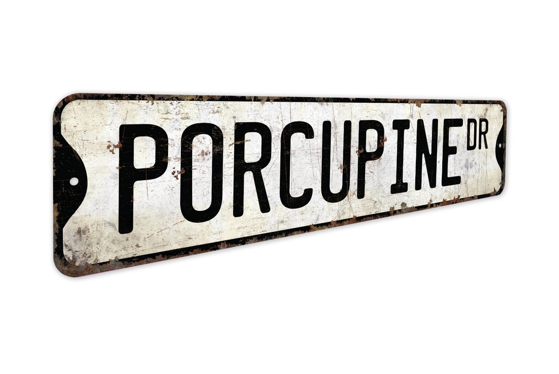 Porcupine Porcupine Sign Porcupine Decor Porcupine Gift - Etsy
