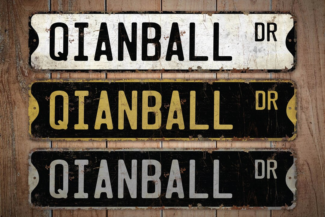 Qianball Qianball Sign Qianball Game Sign Qianball Decor Custom ...