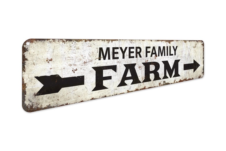 Family Farm Sign Family Farm Decor Vintage Style Sign - Etsy