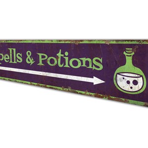 Spells and Potion - Spells and Potion Sign - Halloween Sign - Halloween ...