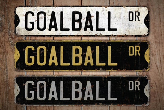 Goalball Goalball Sign Goalball Game Goalball Decor - Etsy