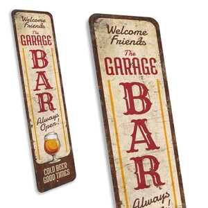 Garage Bar Sign - Beer Bar Sign - Beer Lover Gift - Bar Decor - Bar ...