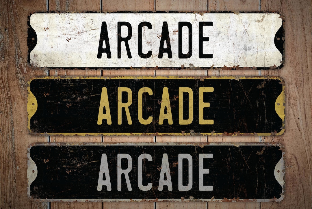 Arcade - Arcade Sign - Arcade Decor - Custom Arcade - Arcade Party Sign ...