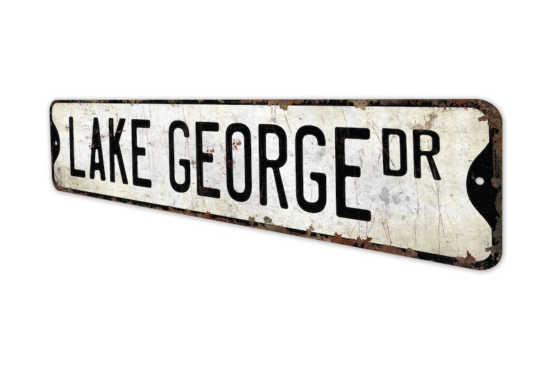 Lake George - Lake George Sign - New York Lake - Lake George Decor ...